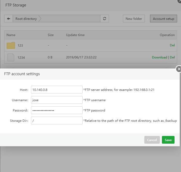FTP Storage released on 17 June 2019 - aaPanel - Free Hosting control ...