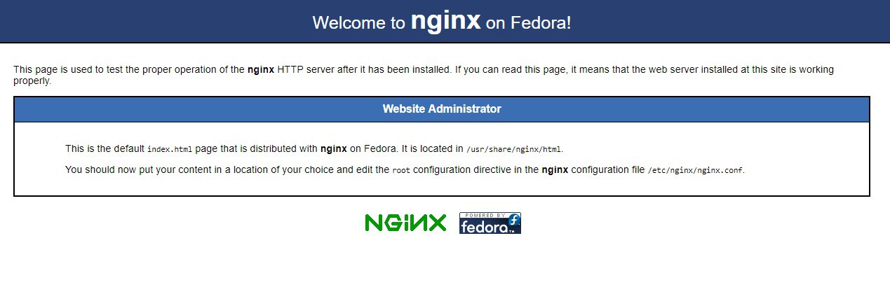 Welcome to nginx on Fedora! ony showing - In wordpress page - aaPanel - Free Hosting control ...