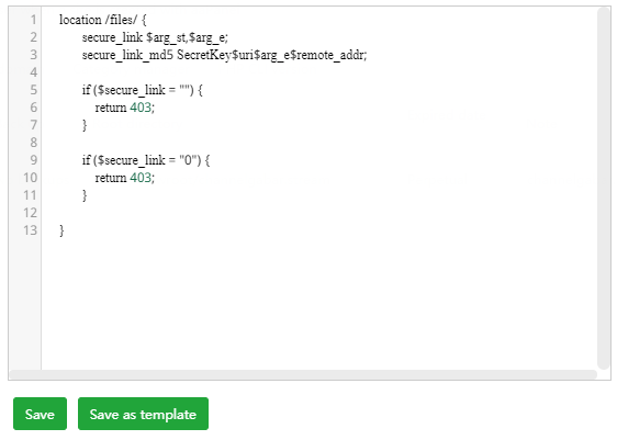 ngx_http_secure_link_module Working Example - aaPanel - Free Hosting control panel. One-click ...