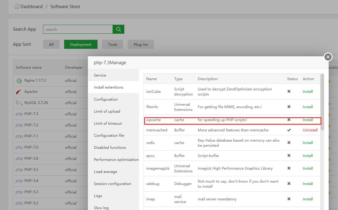 Load Status 100 Aapanel Free Hosting Control Panel One Click Lamplemp