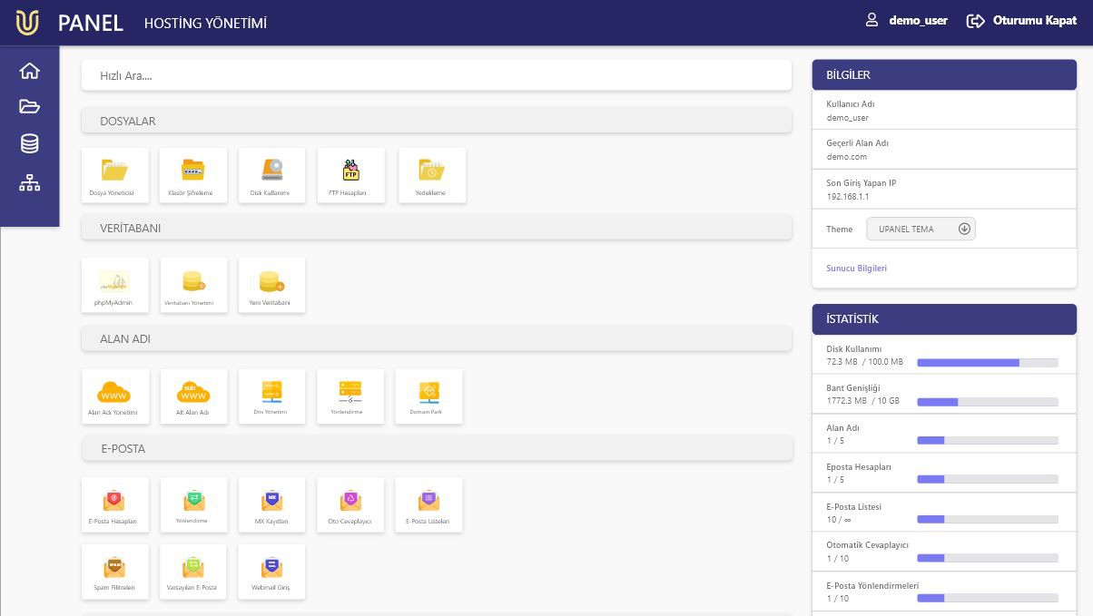 control panel design - aaPanel - Free Hosting control panel. One-click LAMP/LEMP.