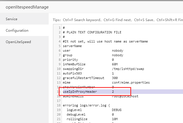 Openlitespeed Webadmin Console On Aapanel Aapanel Free Hosting Control Panel One Click Lamp