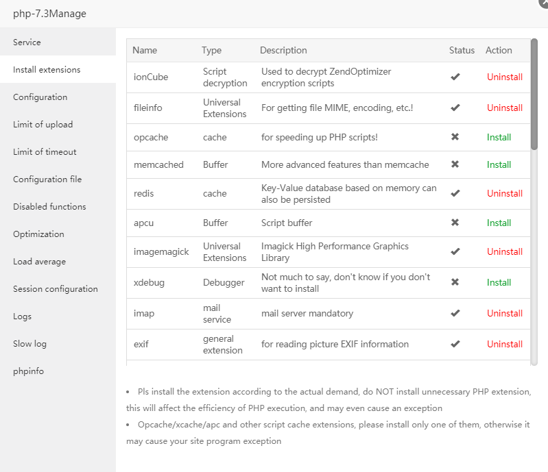 Imagemagick Extension Is Not Installed Aapanel Free Hosting Control Panel One Click Lamplemp