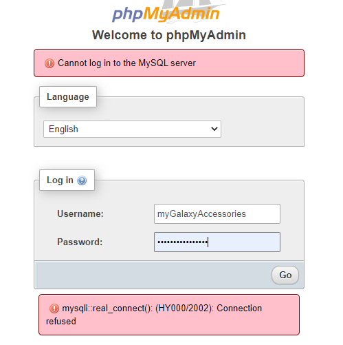 Can Not Access To My Mysql Database Aapanel Free Hosting Control Panel One Click Lamplemp
