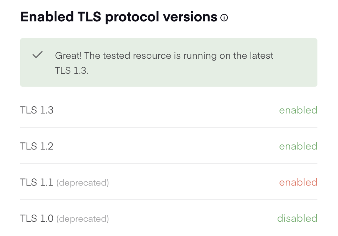 Tls 11 To Tls 13 Aapanel Free Hosting Control Panel One Click Lamplemp