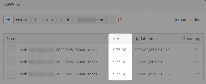 How to upload backup larger than 9.8 GB to AWS S3? - aaPanel - Free ...