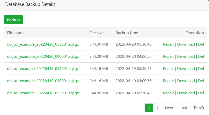 Bugs In The Backups Tasks Via Cron Job Aapanel Free Hosting Control Panel One Click Lamplemp