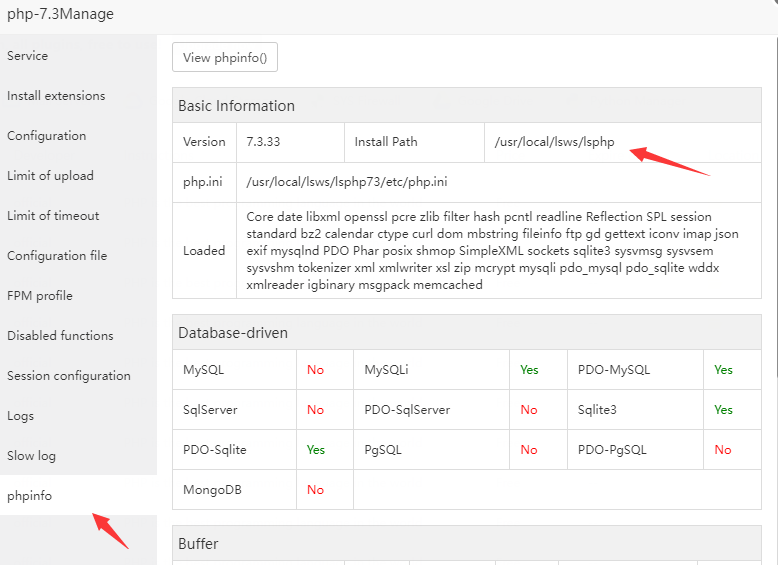 Session configuration error - aaPanel - Free Hosting control panel. One-click LAMP/LEMP.