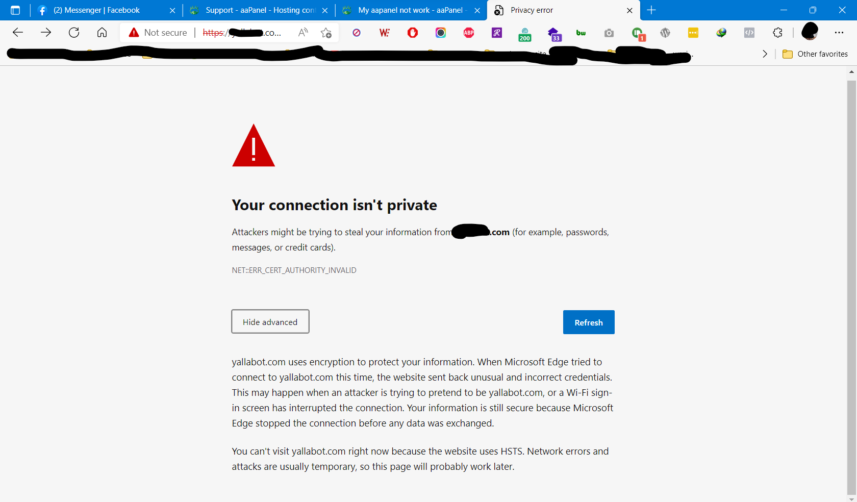 i cant access my aa panel any more - aaPanel - Free Hosting control panel. One-click LAMP/LEMP.