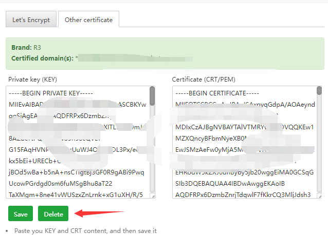 Ssl Certificate Issue Page 2 Aapanel Free Hosting Control Panel One Click Lamplemp