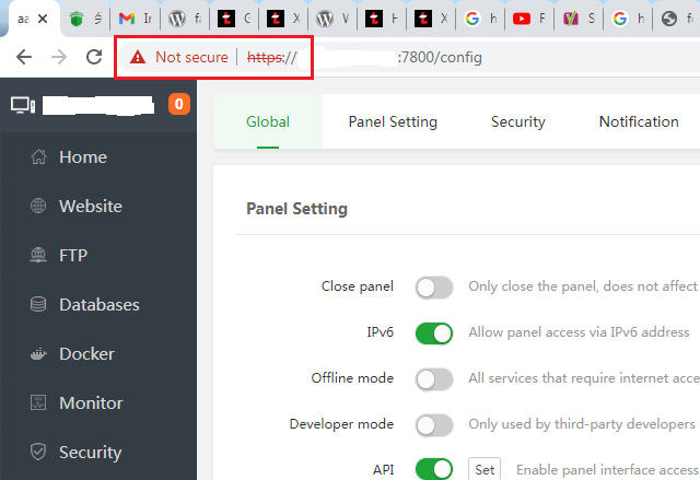 how to secure aapanel dashboard - aaPanel - Free Hosting control panel. One-click LAMP/LEMP.