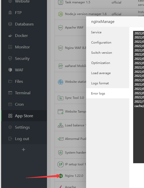 NGINX Crash :( - aaPanel - Free Hosting control panel. One-click LAMP/LEMP.