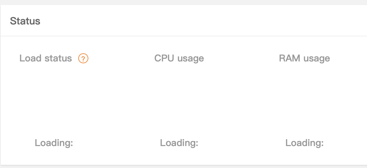 Dashboard Status Chart Became Blank After Upgrade - aaPanel - Free ...
