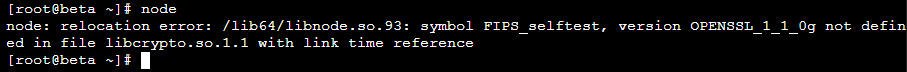 Node.js error libnode.so.93 / libcrypto.so.1.1 (OPENSSL_1_1_0g)) - aaPanel - Free Hosting ...