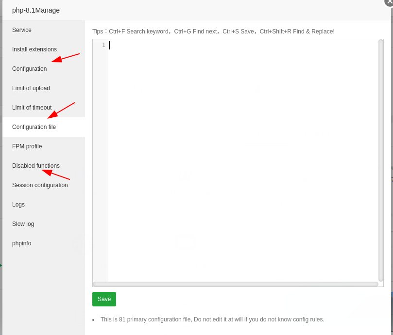 Openlitespeed Php81 Install Aapanel Free Hosting Control Panel One Click Lamplemp