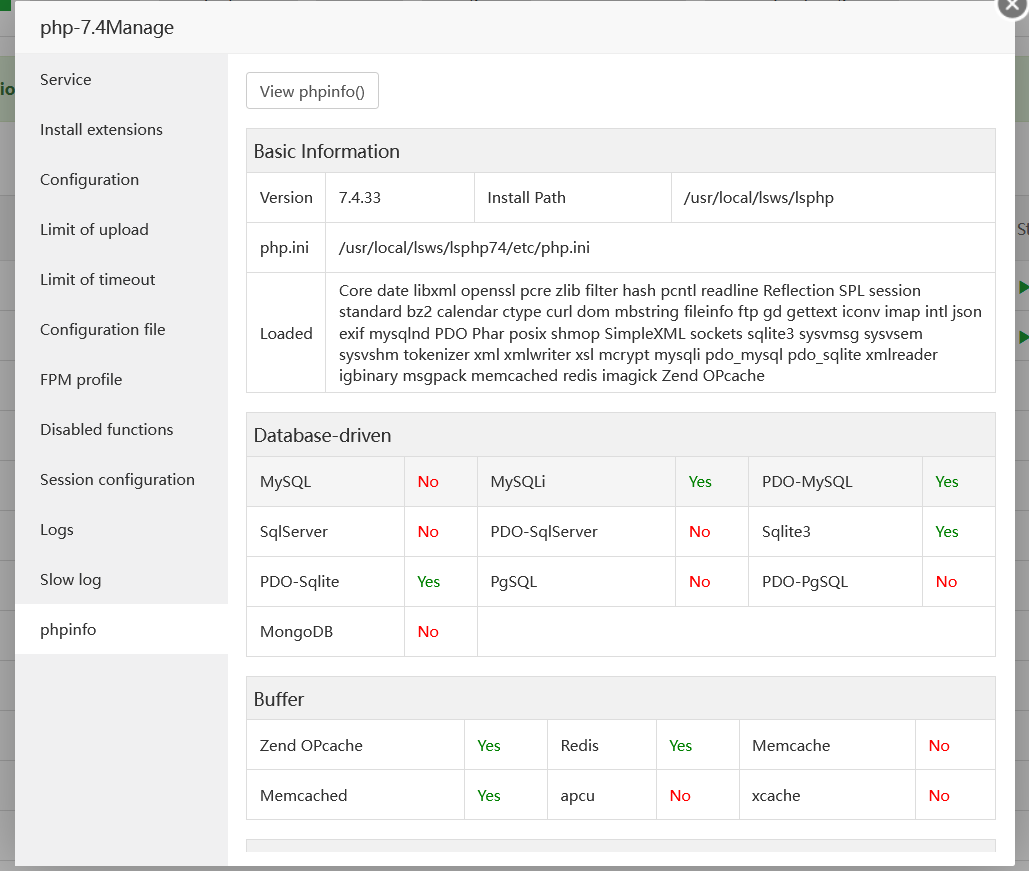 Zip Php Extension Installation Aapanel Free Hosting Control Panel One Click Lamplemp
