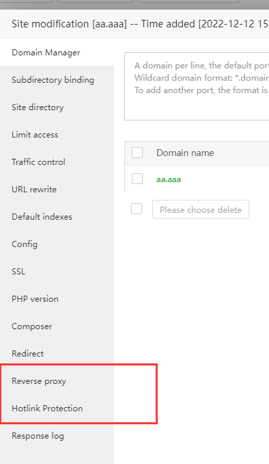 How To Add A Domain On A Website With A Specific Port Aapanel Free Hosting Control Panel