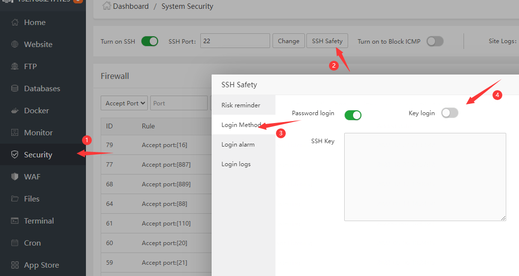 Cant Login To Ssh Terminal Using Oracle Cloud Aapanel Free Hosting