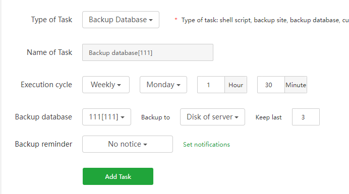 Cron Job Aapanel Free Hosting Control Panel One Click Lamp Lemp
