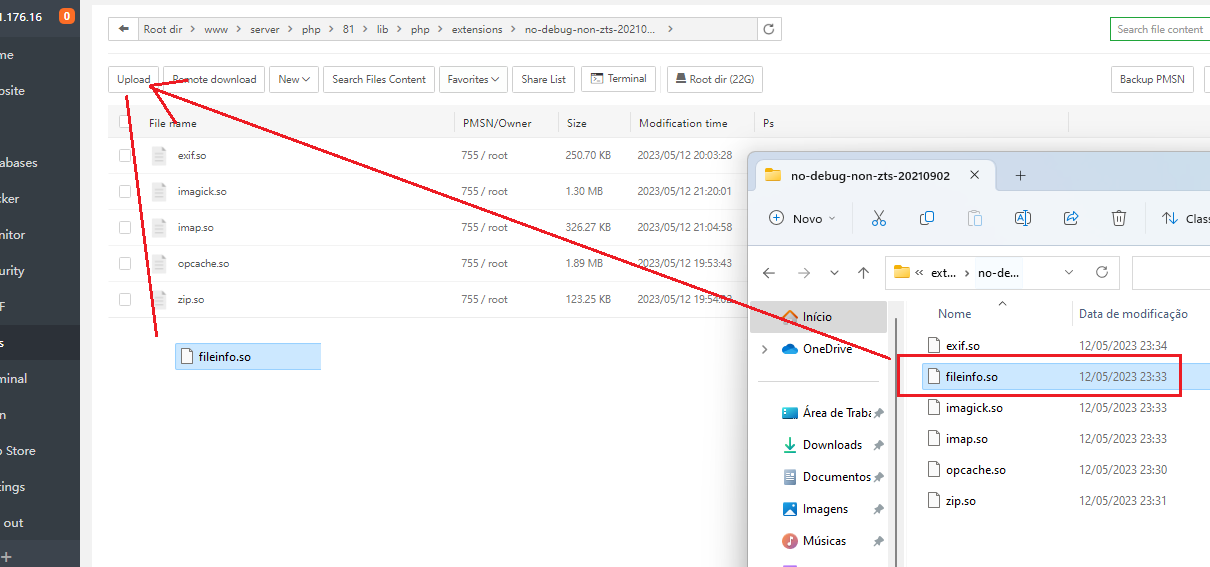 PHP 8.1 and Fileinfo Extension - aaPanel - Free Hosting control panel. One-click LAMP/LEMP.