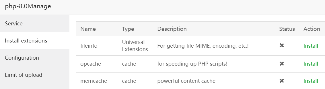 Php 81 Php 8 Extension Fileinfo Wont Install Aapanel Free Hosting Control Panel One