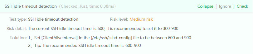 Ssh Idle Timeout Detection Security Check Wont Go Away Aapanel Free Hosting Control Panel