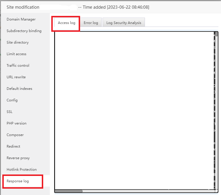How to see all Access log? - aaPanel - Free Hosting control panel. One-click LAMP/LEMP.