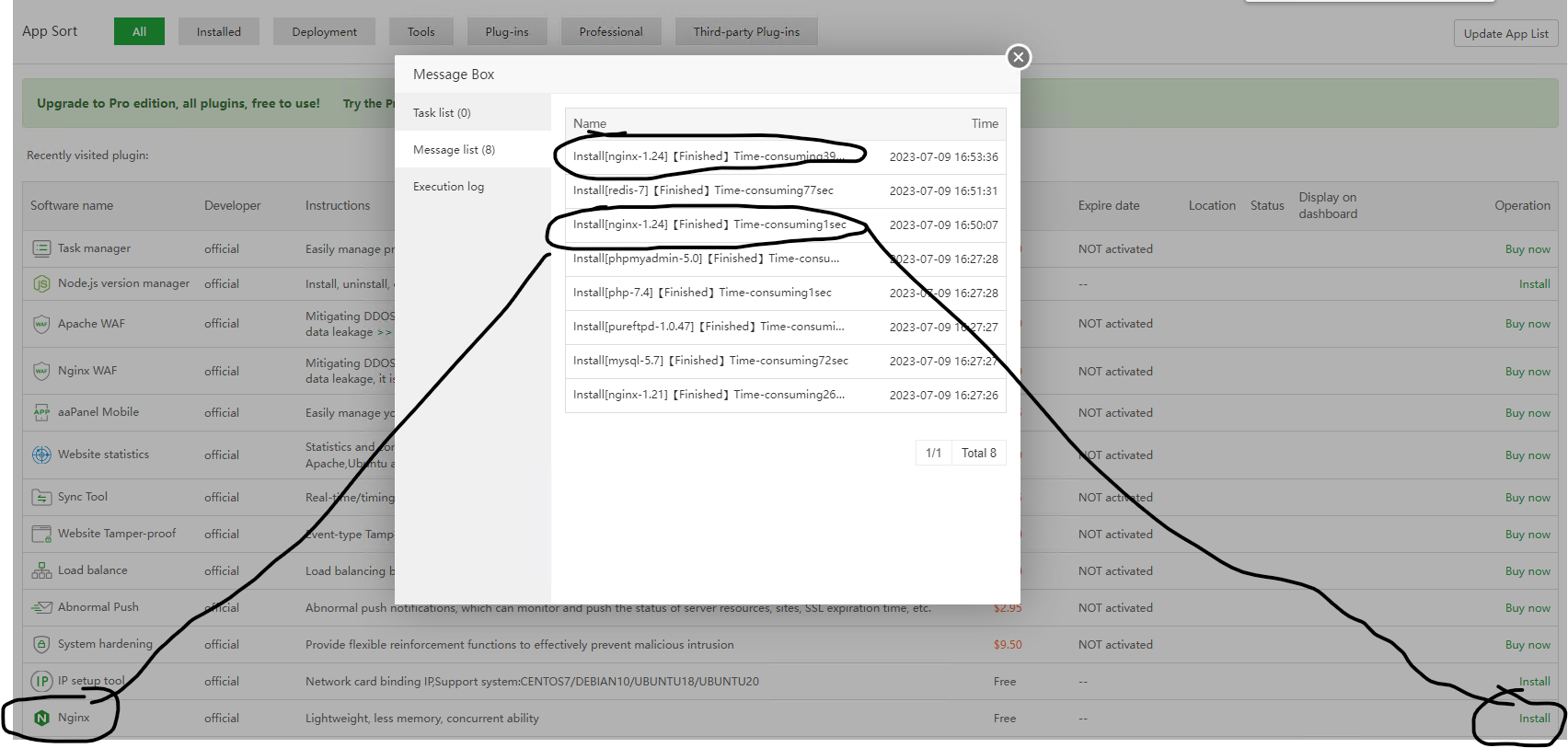 app store cannot install software - aaPanel - Free Hosting control panel. One-click LAMP/LEMP.