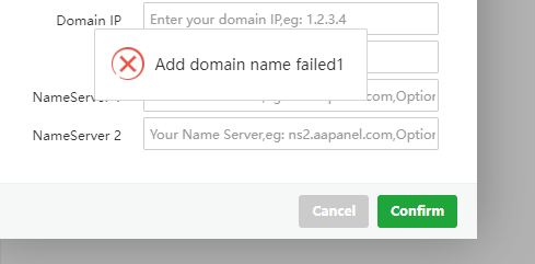 dns manager error after installing aapanel in docker container - aaPanel - Free Hosting control ...