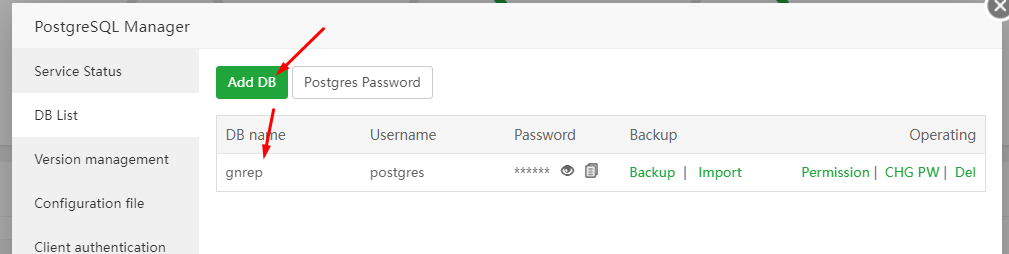 Problem with Postgresql database in aapanel - aaPanel - Free Hosting control panel. One-click ...