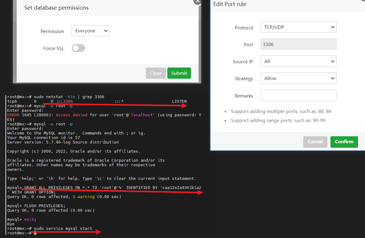 Database Error Aapanel Free Hosting Control Panel One Click Lamp Lemp