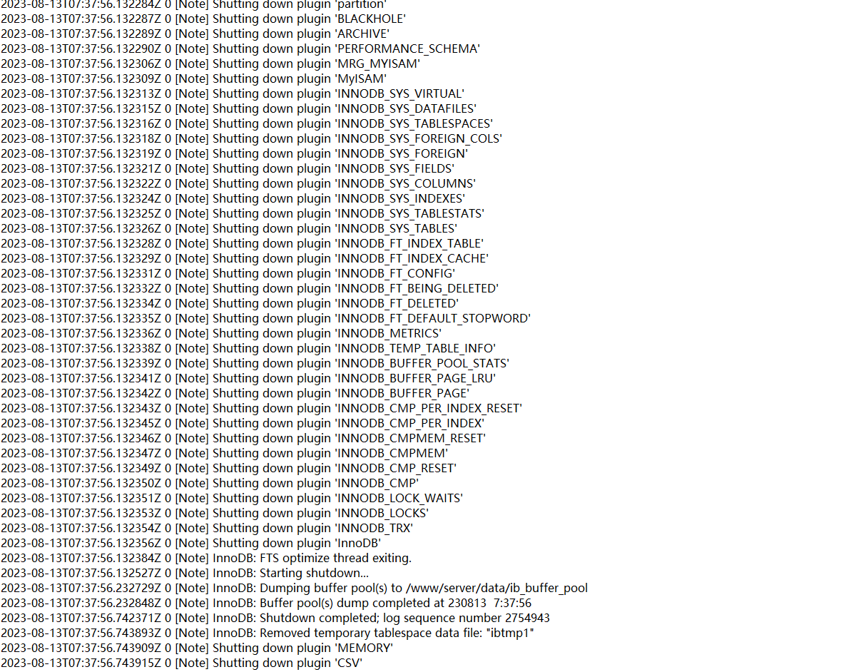 Database Error Aapanel Free Hosting Control Panel One Click Lamp Lemp