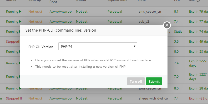 You have to enable shell_exec() from your server - aaPanel - Free Hosting control panel. One ...
