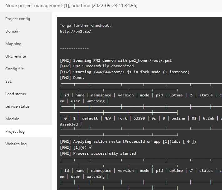 PM2 Manager not installing - aaPanel - Free Hosting control panel. One ...