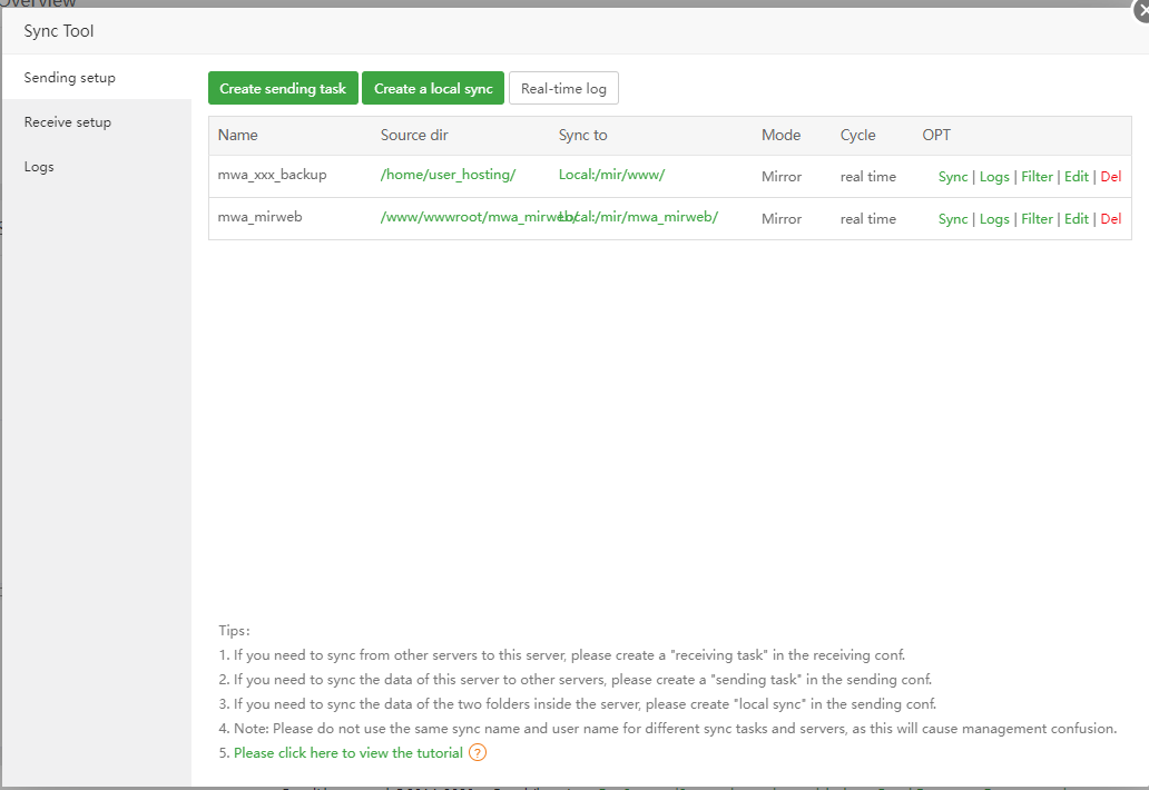 How To Use Sync Tool Page 2 Aapanel Free Hosting Control Panel One Click Lamplemp