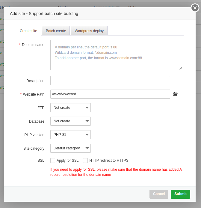 Issue With Wordpress Installation Aapanel Free Hosting Control Panel One Click Lamplemp
