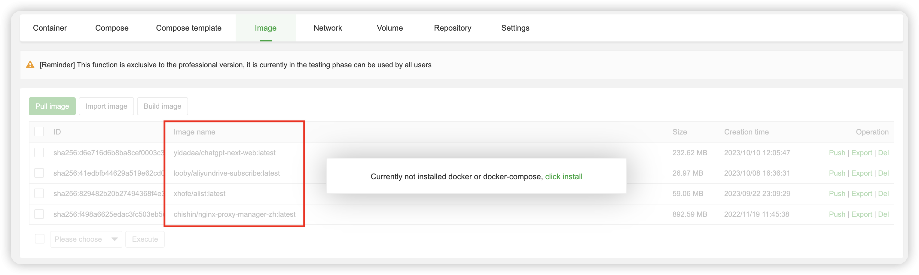Docker Dont Work Aapanel Free Hosting Control Panel One Click Lamplemp