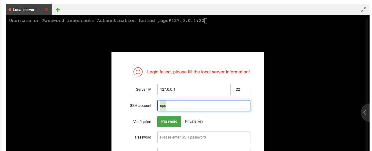 Cant Login To Ssh Terminal Using Oracle Cloud Aapanel Free Hosting