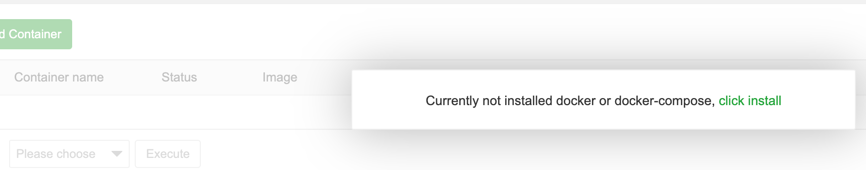 Docker Server Current Status Stopped Can Not Start Docker Server Aapanel Free Hosting