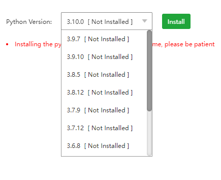 Can't Install Python - aaPanel - Free Hosting control panel. One-click LAMP/LEMP.