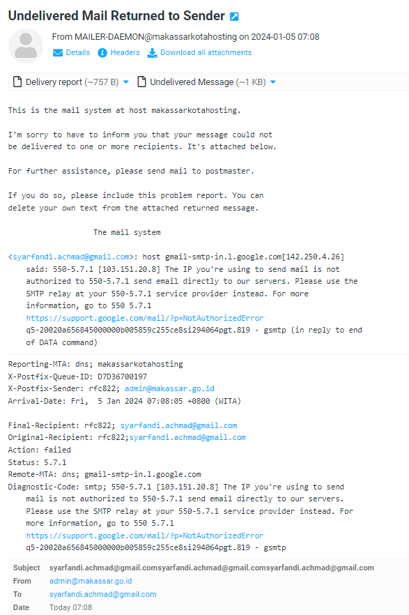 I can receive emails, but I can't send - aaPanel - Free Hosting control ...