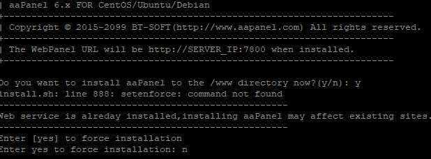 Cant Apply Ssl To Panel Aapanel Free Hosting Control Panel One Click Lamplemp