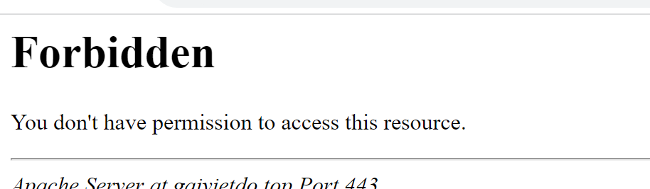 Forbidden You don't have permission to access this resource. - aaPanel - Free Hosting control ...