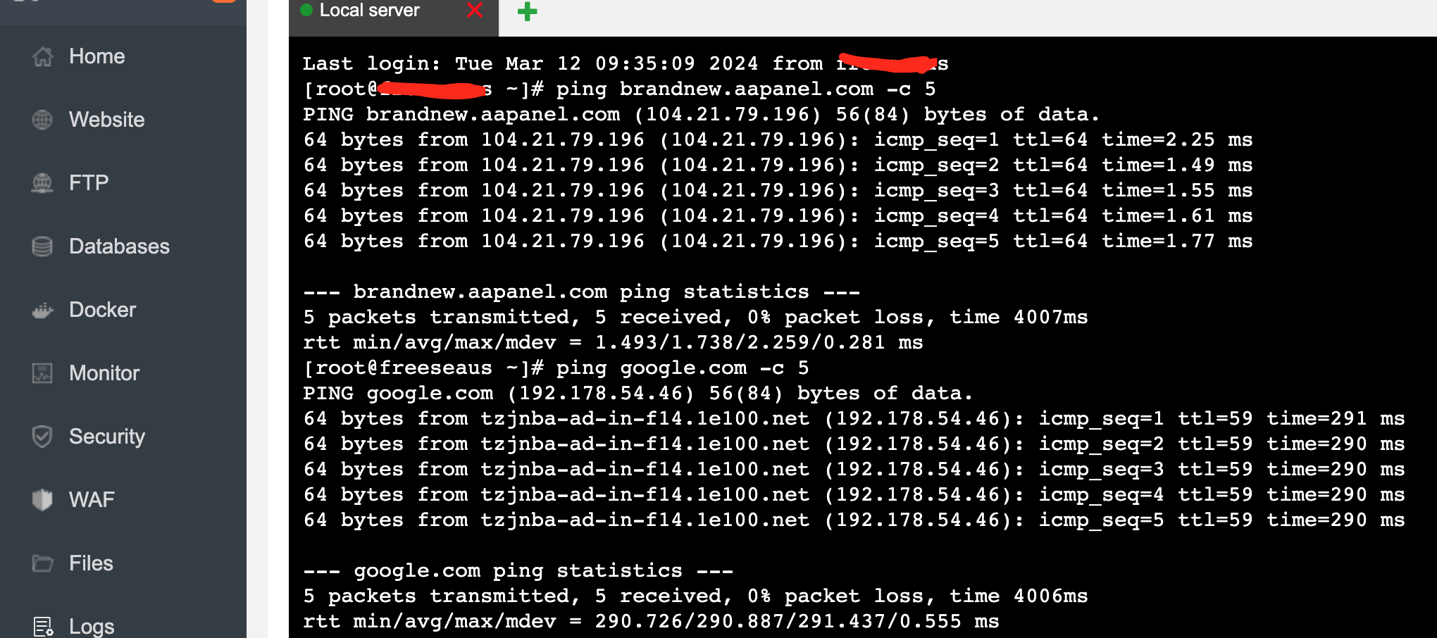 My aaPanel is reporting error warnings and failures without making any changes - aaPanel - Free ...