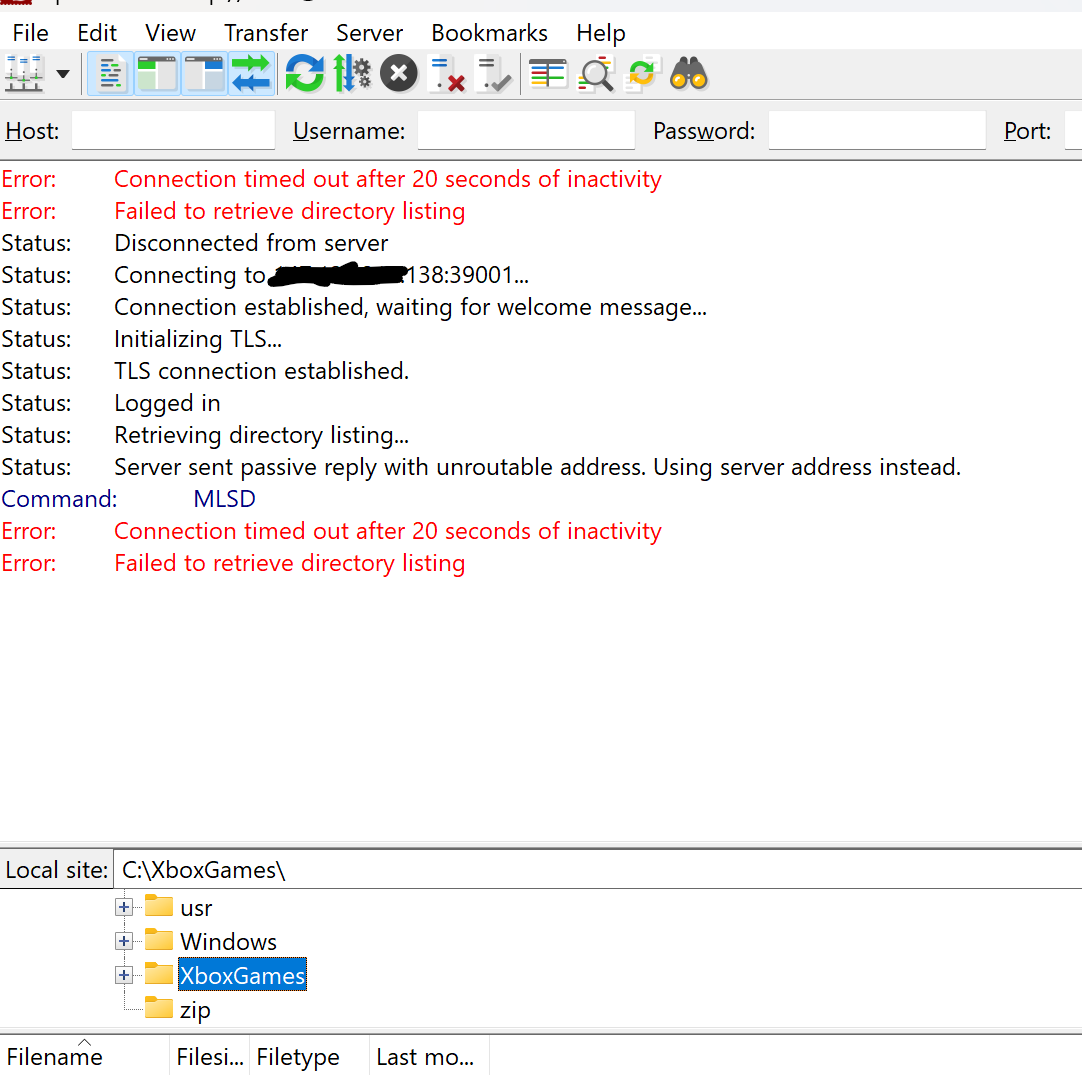 Cannot Connect To Ftp From Filezilla Aapanel Free Hosting Control Panel One Click Lamplemp