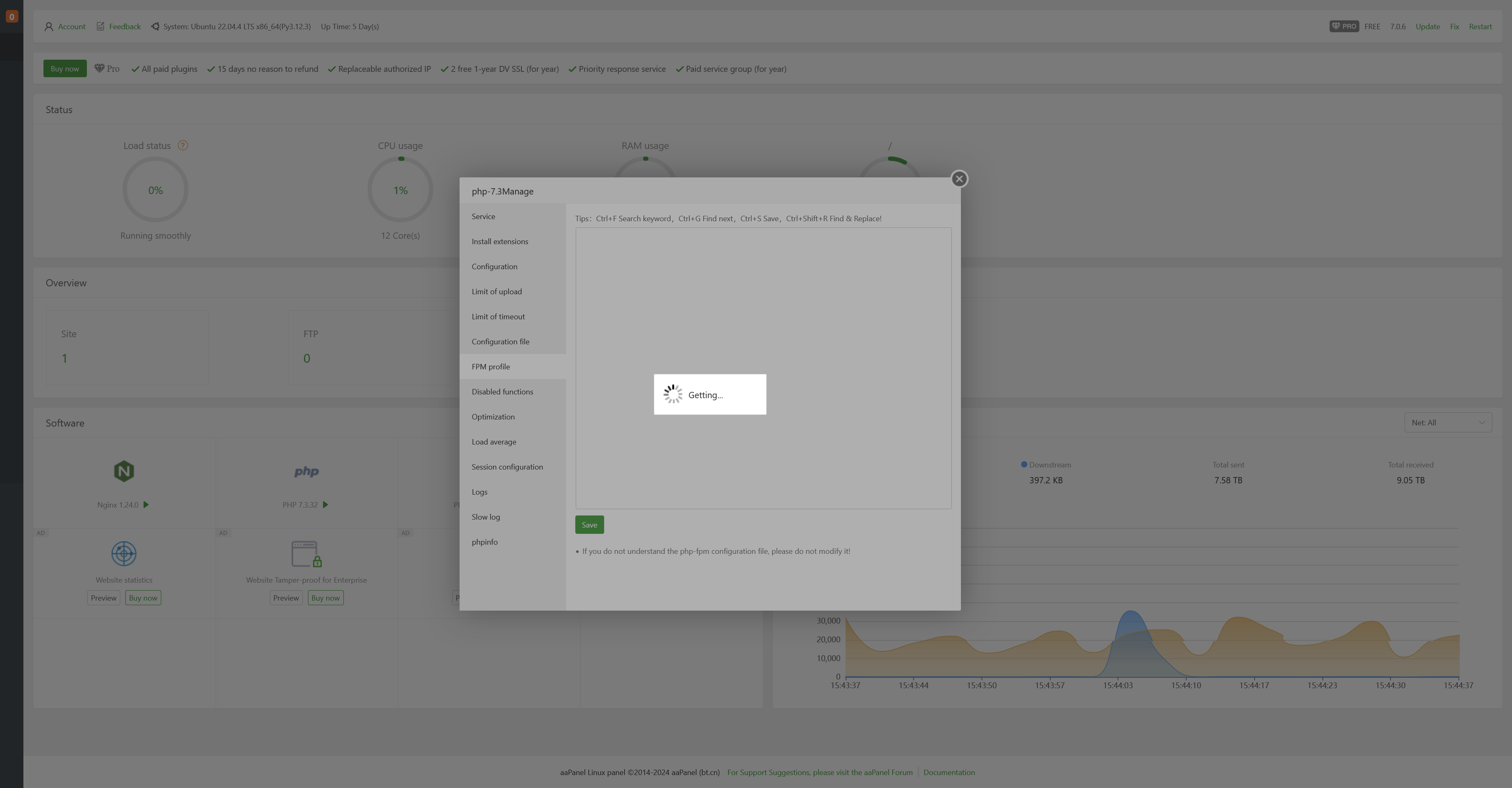 aaPanel 7.0.6 released on 02 Jul. 2024 - aaPanel - Free Hosting control ...