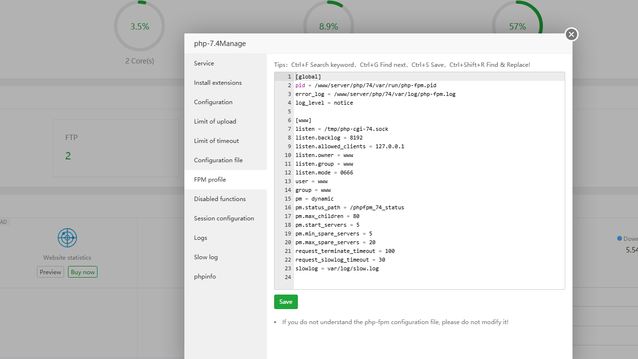 aaPanel 7.0.6 released on 02 Jul. 2024 - aaPanel - Free Hosting control ...