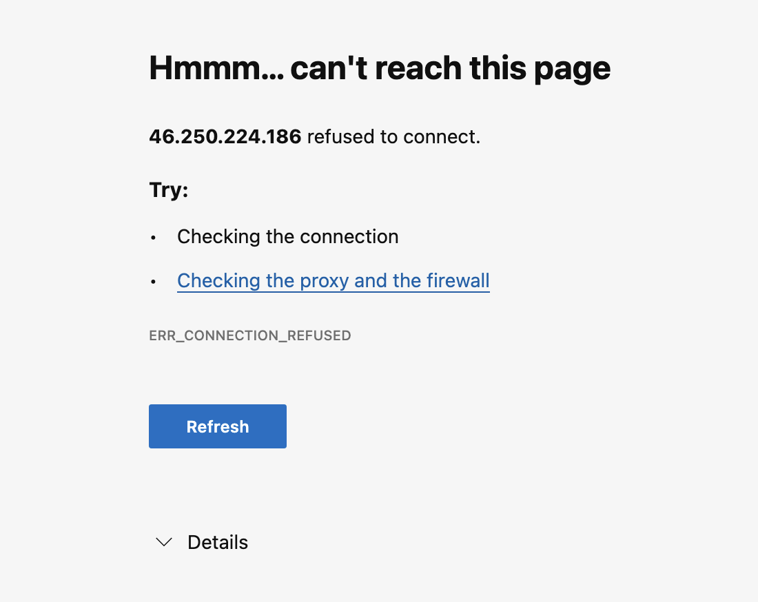 Err Connection Refused Aapanel Free Hosting Control Panel One Click Lamp Lemp