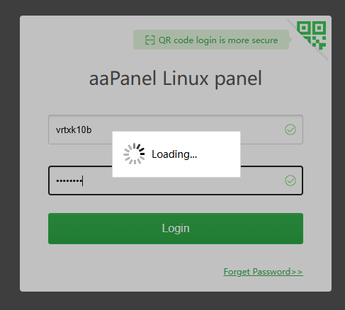 Bt-Panel not running - aaPanel - Free Hosting control panel. One-click LAMP/LEMP.