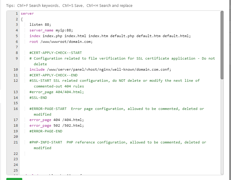 Custom Domain Port Cannot Be Accessible Aapanel Free Hosting Control Panel One Click Lamplemp